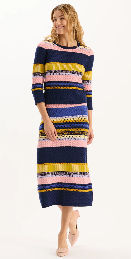 Georgia Merino Blend Skirt in Multi – Monkee's of Louisville